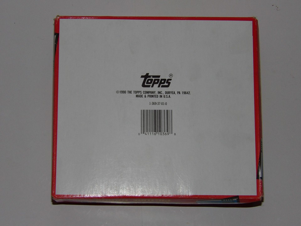 1990 Topps Football Cello Box From a Factory Sealed Case | eBay