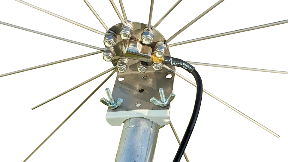 Base Ground Plane Kit Radials Bracket Mobile UHF VHF Antenna NMO Mount ...