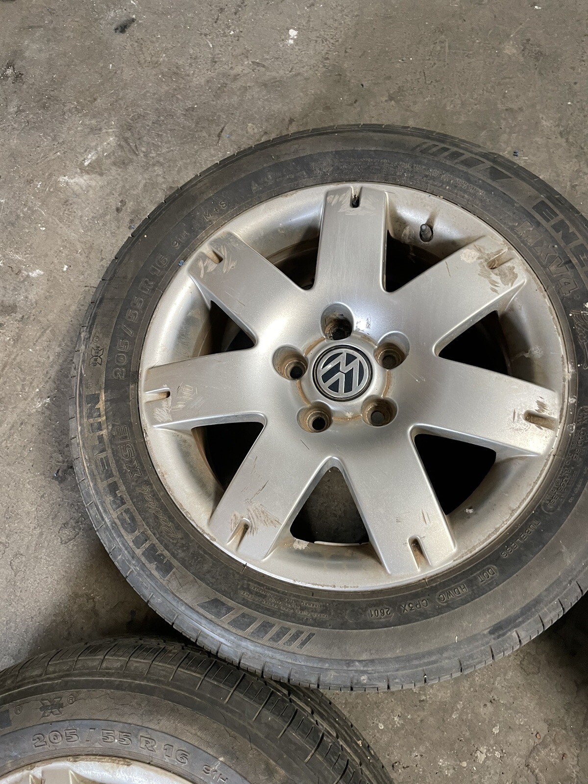 2003 Set 4 Volkswagen VW Passat Factory Alloy Wheel Rims 16"x7" 7 Spoke ...
