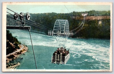 Postcard Aerial Ferry - Cable Car, Over Niagara Falls Unposted | eBay