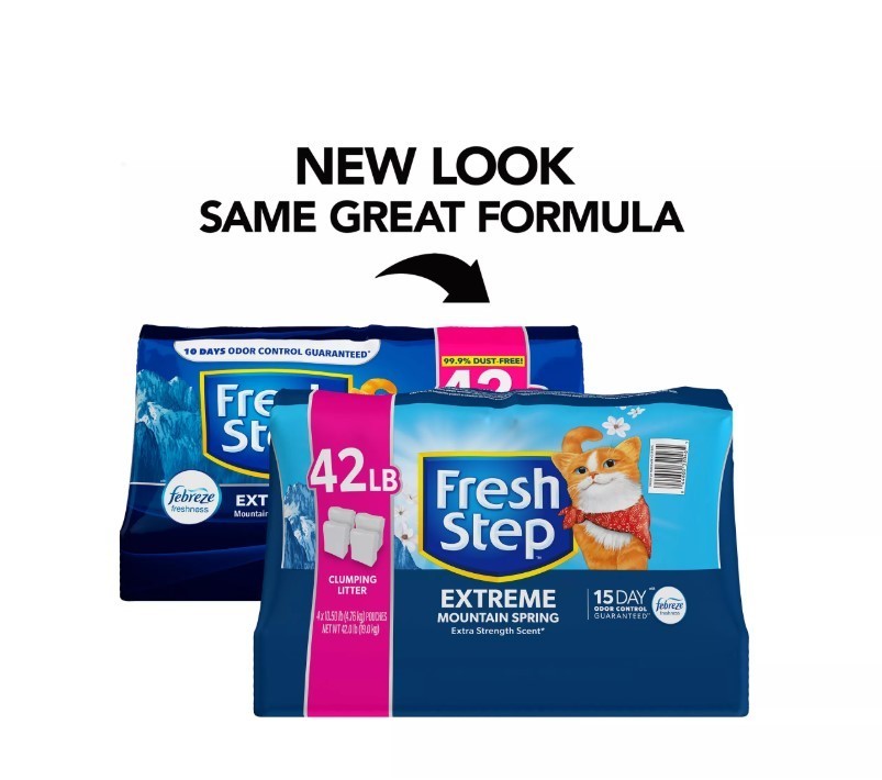 Fresh Step Extreme Mountain Spring Scented Clumping Cat Litter 42 lb 2 ...