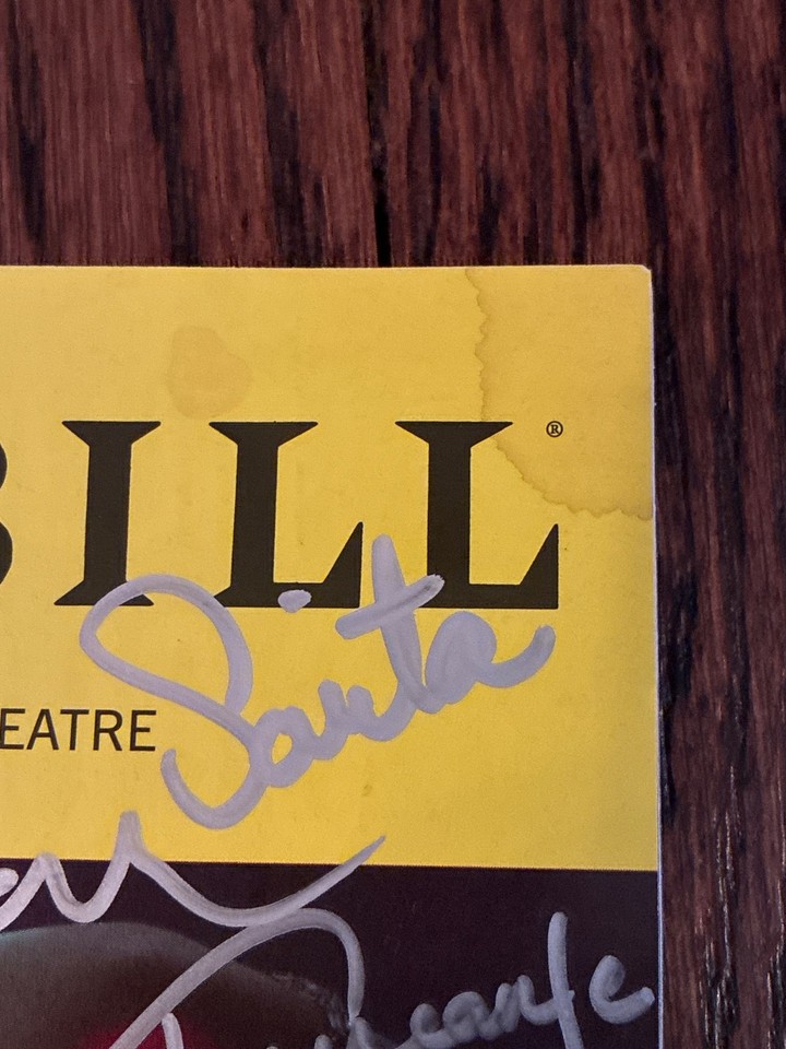 Death Becomes Her Cast Signed Broadway Playbill Authentic Autographs ...