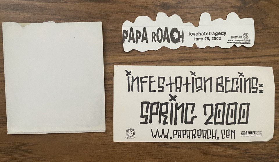 PAPA ROACH – Alternative Press Infestation lovehatetragedy Promo Items ...