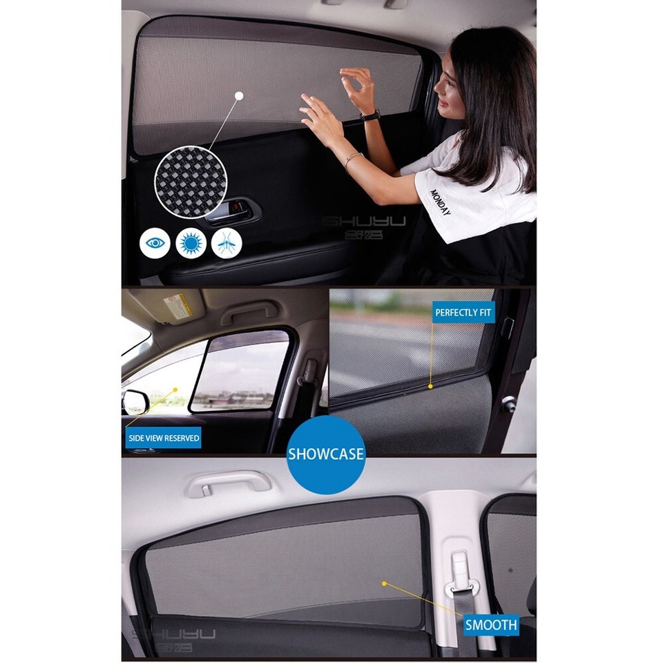 Side Window Sun Shade Visor Magnetic Reversible Shield Curtain For ...