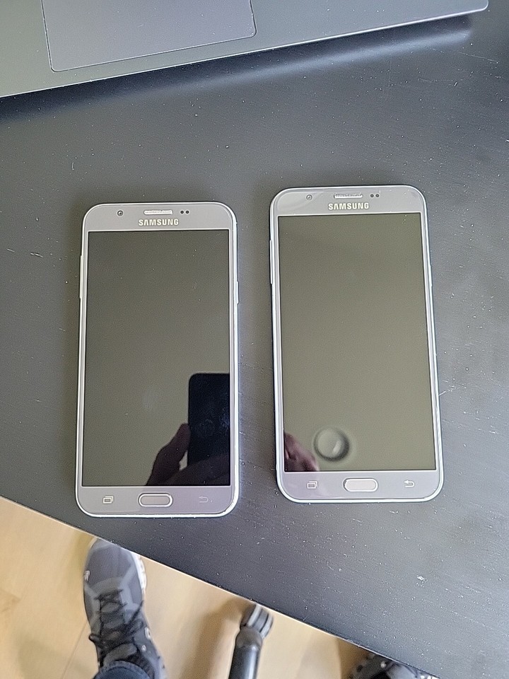 Two Phones - Samsung Galaxy J7 V SM-J727VPP 16GB Silver Verizon SIM ...