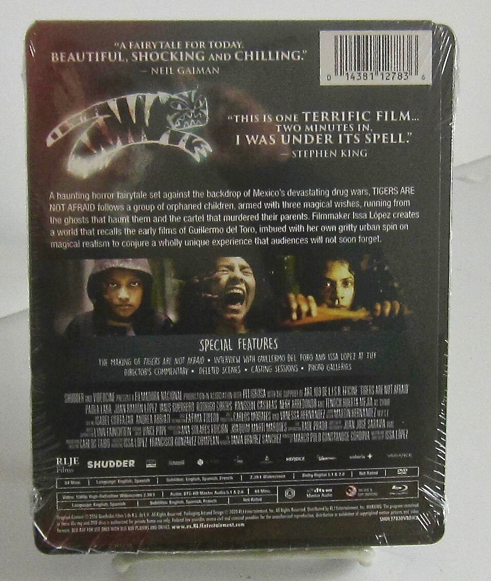 Tigers Are Not Afraid Blu-ray/DVD SteelBook RLJ Entertainment May 2020 ...
