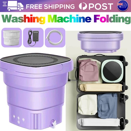 Portable Foldable Mini Washing Machine Bucket Dryer Tub for Socks ...