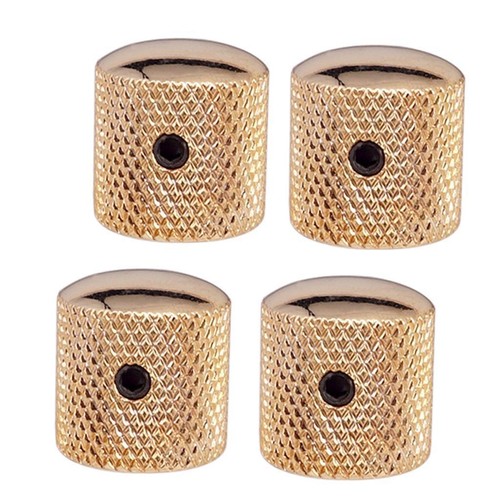 4 Pieces Iron Guitar/Bass Replacement Volume Control Knobs Buttons Caps ...