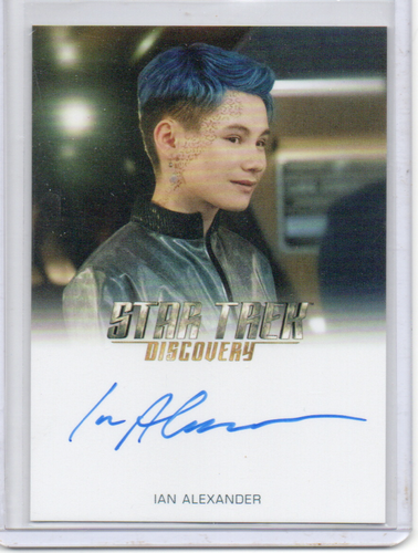 Star Trek Discovery Season 4 Full Bleed autograph card Ian Alexander | eBay