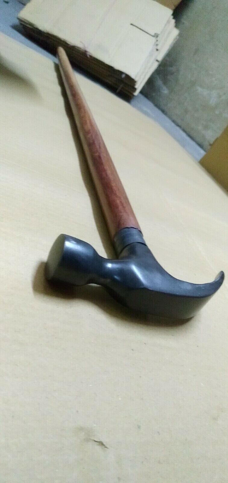 Hammer Head Walking Stick Cane - Pinball Hammer Walking Cane - Men's ...