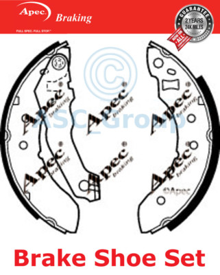 Apec Braking Replacement 180mm x 32mm Drum Brake Shoes Set SHU307 (with ...