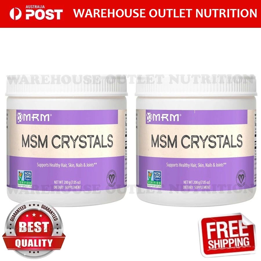 MRM MSM Crystals 200 g NEW x 2 TUBS | eBay