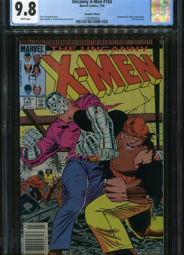 Uncanny X-men #183 CGC 9.8 Canadian price variant 7/84 Marvel comics | eBay