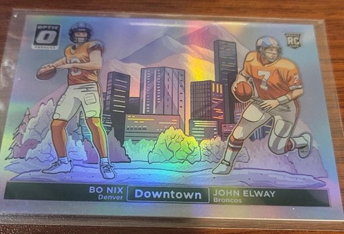 2024 Panini Donruss Optic Downtown Duos John Elway, Bo Nix Custom | eBay