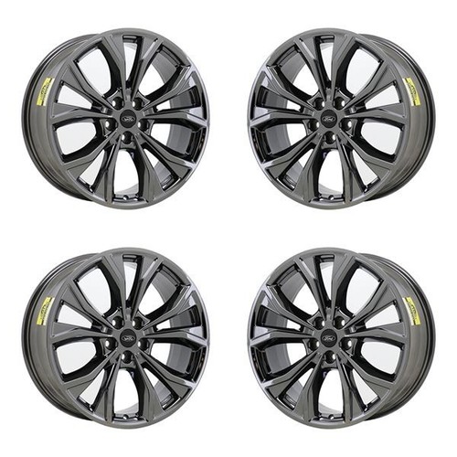 20" FORD EXPLORER PVD BLACK CHROME WHEELS-C RIMS FACTORY OEM 10268 ...