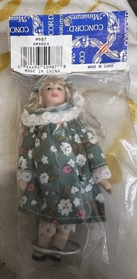 Concord Miniatures Girl Doll Amanda. In Original Package 4 In | eBay