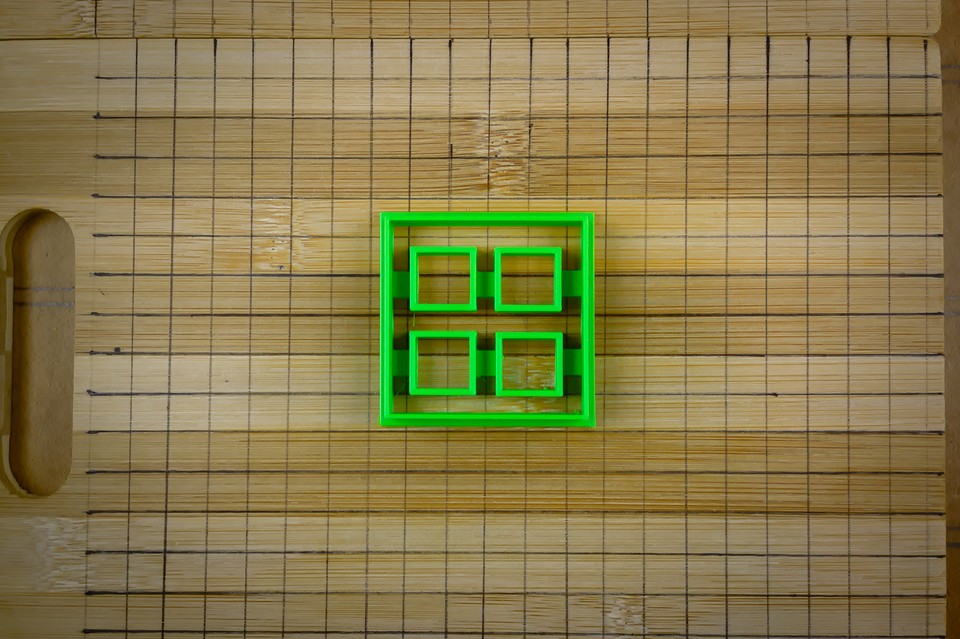 Square Window - Wooden small window - Cookie cutter Multi-Size | eBay