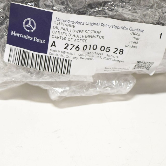 MERCEDES BENZ GLE W166 Engine Oil Pan A2760100528 Genuine for sale ...