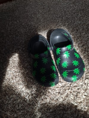 CROCS Classic HEMP LEAF Clog Womens Sz 6 Mens Sz 4 Marijuana Pot Weed ...