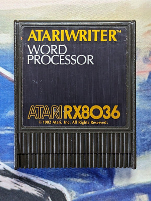 ATARI WRITER Word Processor RX8036 Atari 400/800 cartridge | eBay