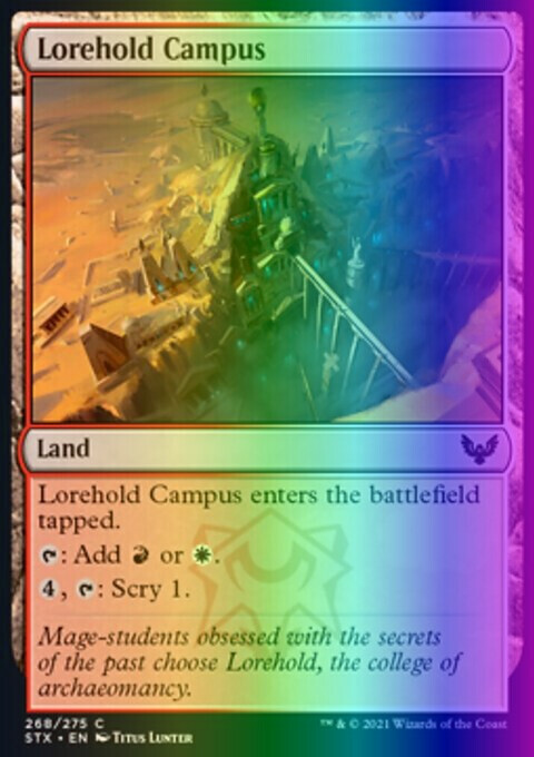 MTG Lorehold Campus (268) Strixhaven School of Mages NM FOIL | eBay