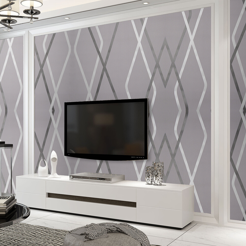 Silver Bedroom Wallpaper Master Bedroom Makeover With A Glam Feature