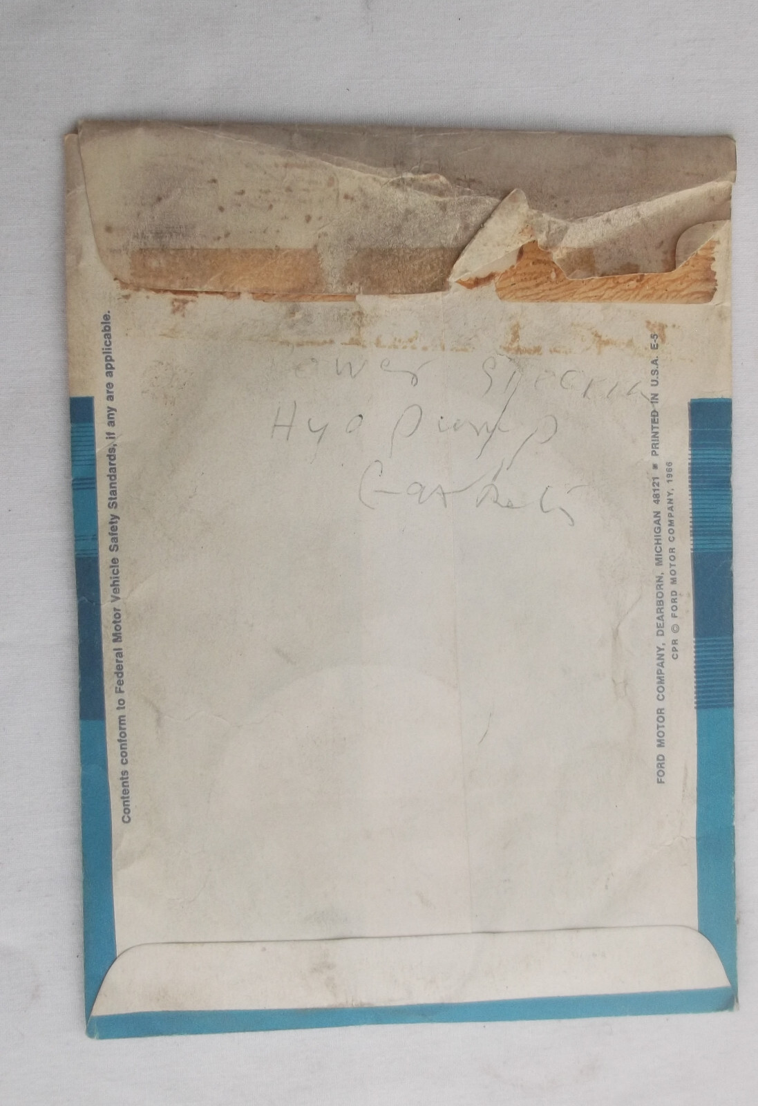 Old Ford Power Steering Gasket Kit OPENED PACKET Falcon XR XT XW XY XA ...