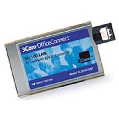 3Com OfficeConnect PCMCIA 10/100 Ethernet LAN PC Card with XJACK ...