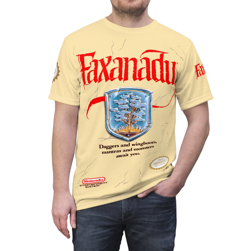 Faxanadu 1989 NES Retro Video Game Nintendo Box Cover Game T-Shirt | eBay