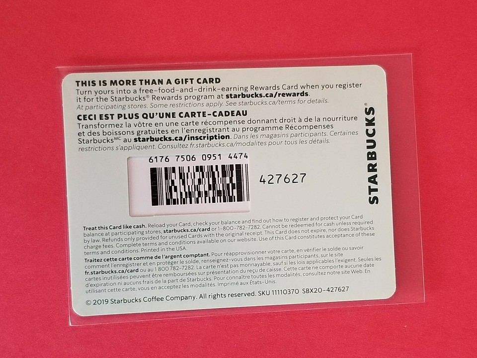 2019 Starbucks 'Just For You' Heart Shaped Reloadable Gift Card Empty ...