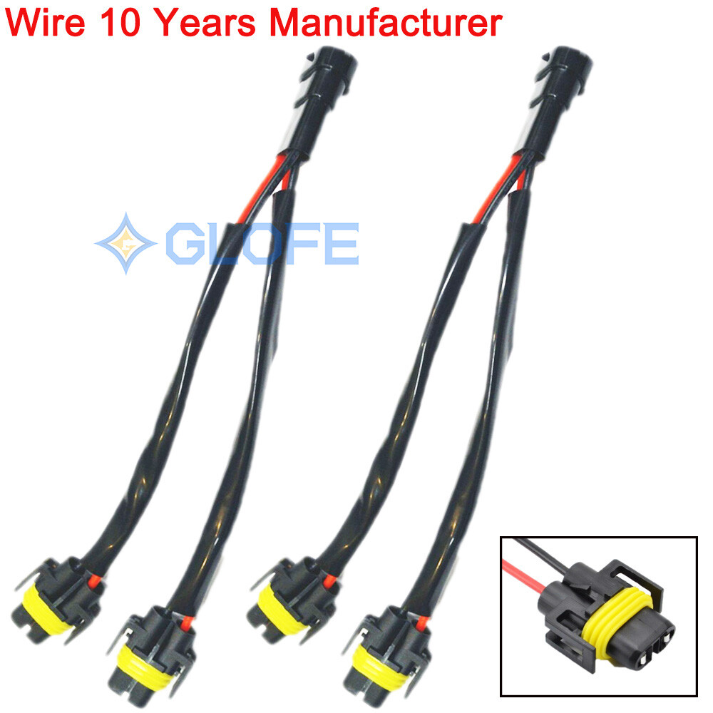 GLOFE Splitter Wiring P S 881 H27 2X Harness Fog Light Socket Plug Lamp ...