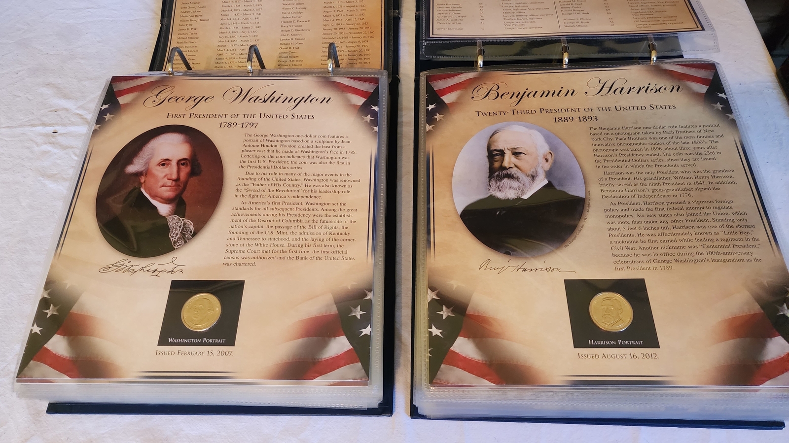 The United States Presidents Coin Collection Volume I & II Postal ...