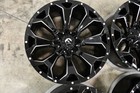 Set 4 Fuel D576 Assault 17x9 5x4.5 5x5 Gloss Black Milled Wheels 17 ...