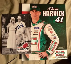 Kevin Harvick Signed Autographed 2017 Hero Card Lot Of 2 | eBay
