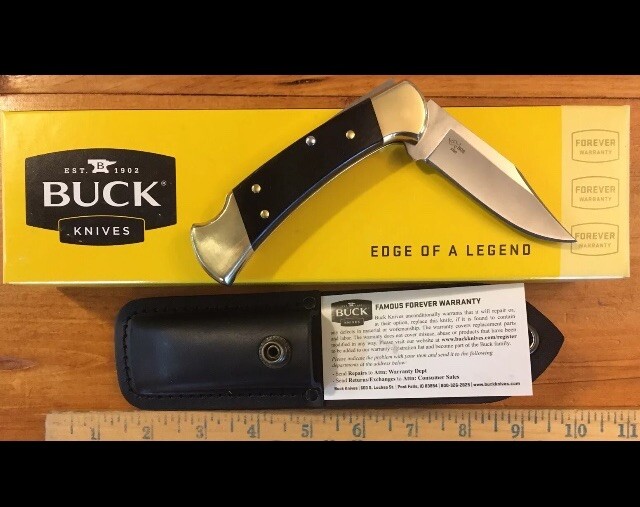 buck knife 112 ranger bos 5160 carbon sheath custom 110 knives lot rare ...