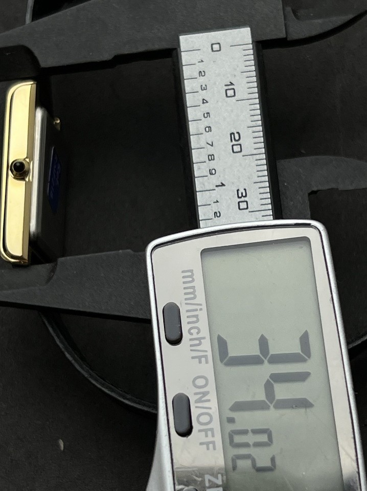 Vintage New 1988 LORUS SEIKO Tank Men’s 34mm Quartz Watch Gold White ...