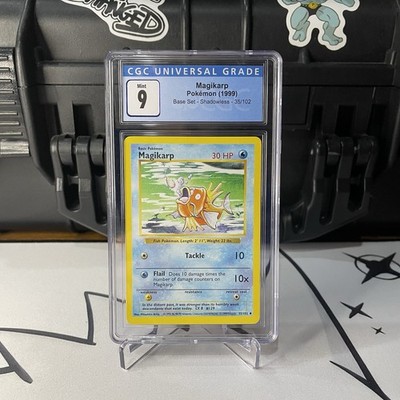 1999 Pokémon Base Set Magikarp Shadowless 35/102 CGC 9 Mint | eBay