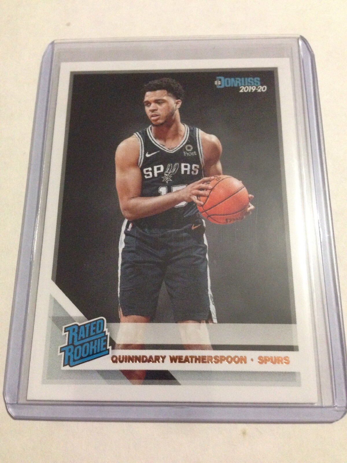 2019-20 Donruss Rated Rookie Base #243 Quinndary Weatherspoon RC ...