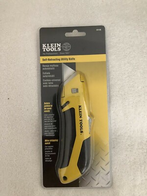 NEW KLEIN TOOLS SELF-RETRACTING UTILITY KNIFE #44136 | eBay