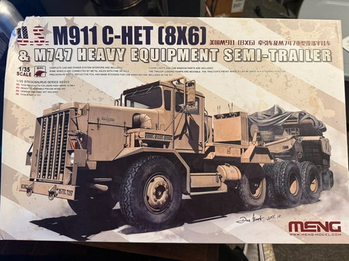 Meng Model 1/35 US M911 C-HET & M747 Semi-Trailer | eBay