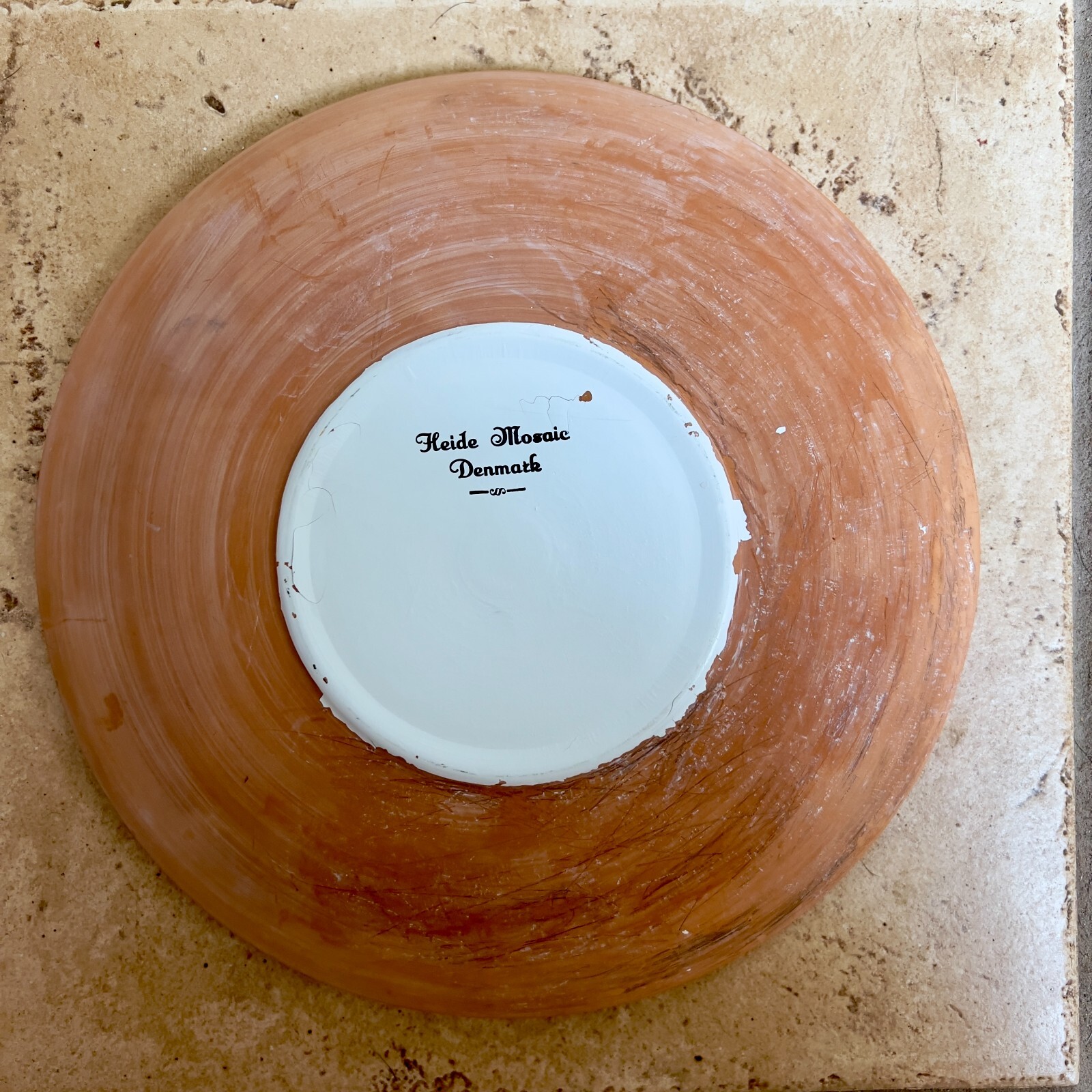 Vintage Heide Mosaic Women Dancing Plate Mid Century Modern Denmark ...