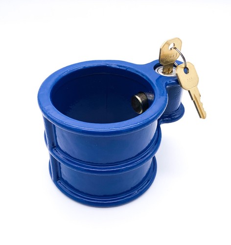 Heavy Duty King Pin Trailer Lock w/ 2 Keys For Standard Fixed Kingpin ...