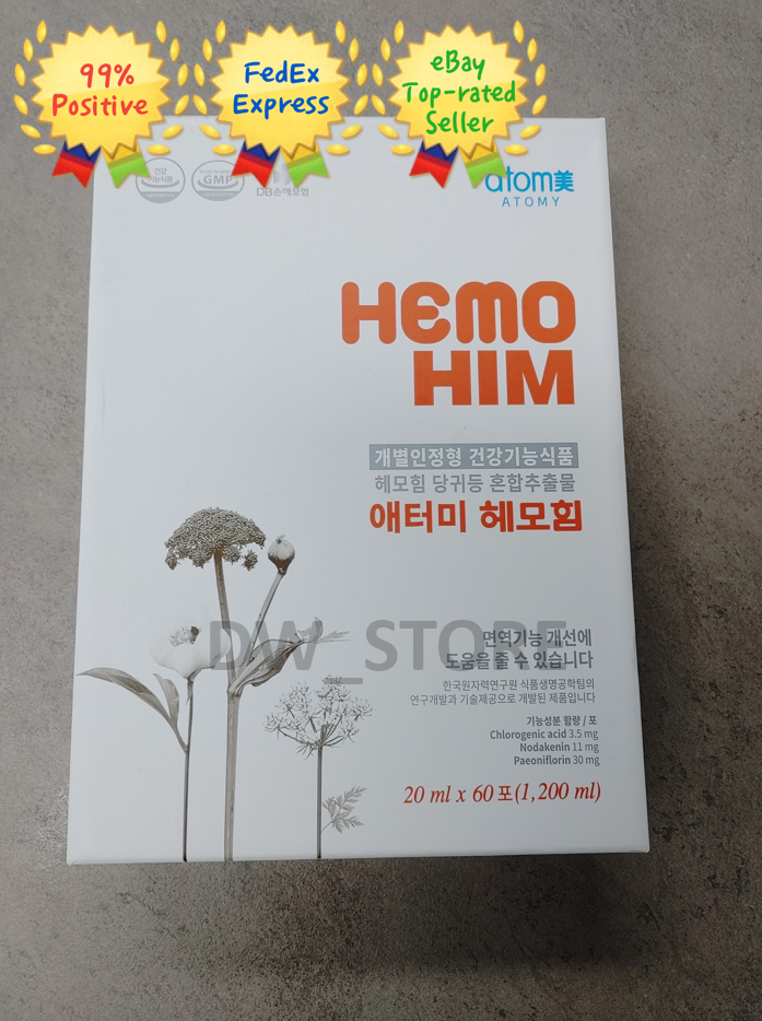[Atomy] HemoHIM 1200ml(20ml x 60Pouch) for Immunity Enhancement ...
