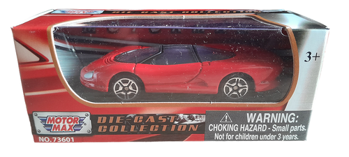 MotorMax Chevrolet Corvette Indy Red 1:64 Scale 3 Inch US IMPORT DUTIES ...