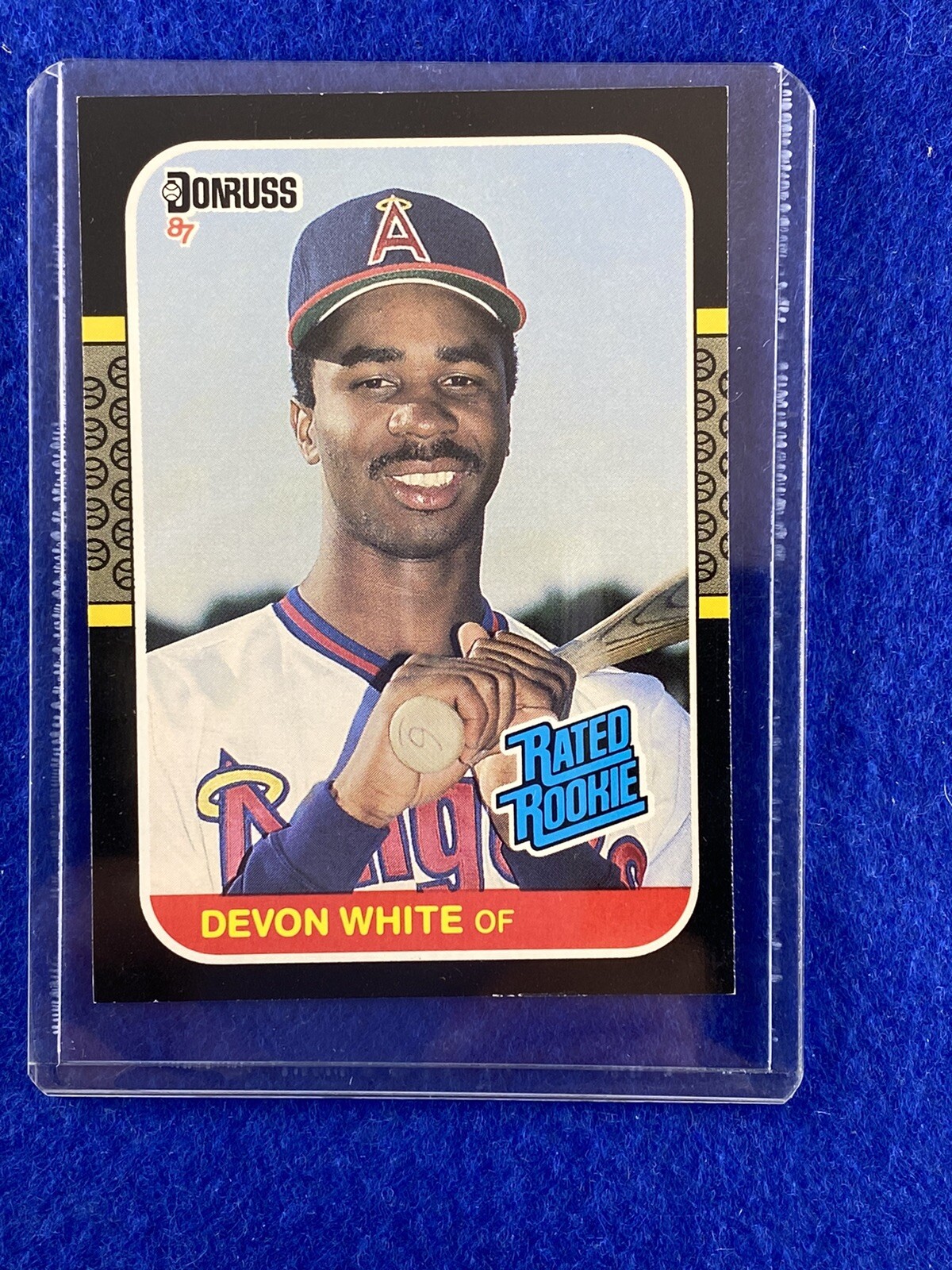 1987 Donruss Devon White Baseball Card #38 Los Angeles Angels | eBay