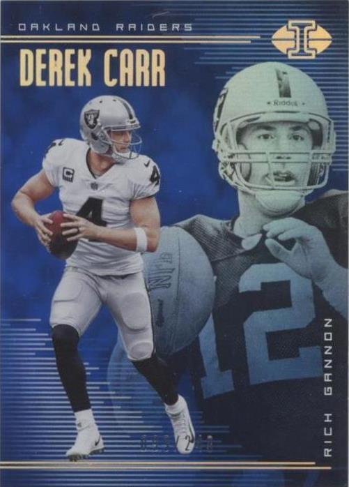 2018 Panini Illusions - Derek Carr, Rich Gannon #97 Trophy Collection ...