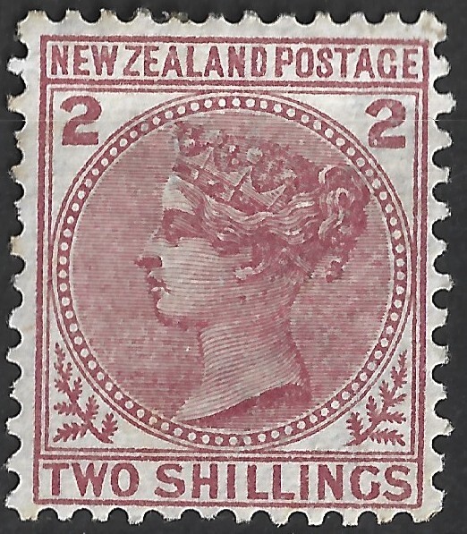 NZ, High Value 2/-, Mint QV, Rich Colour, SG#185, Cat £450 (G6) | eBay