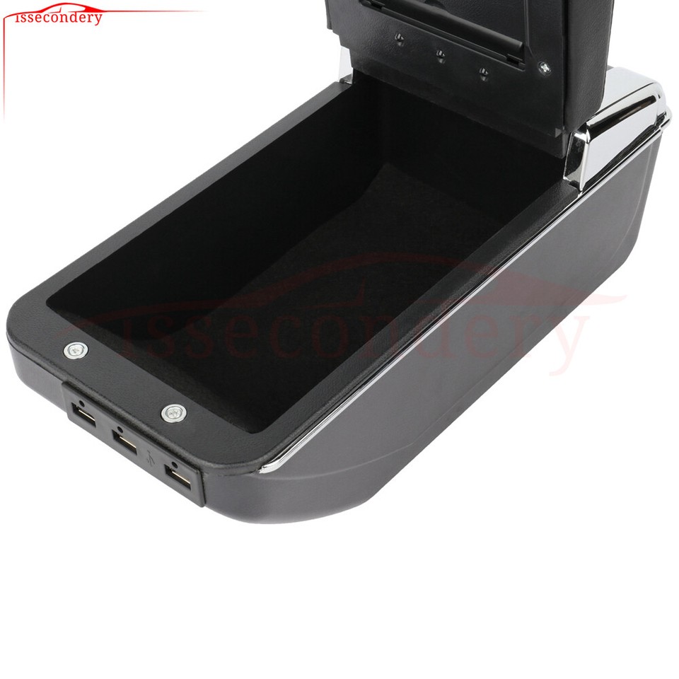 Fits 2011-2015 Nissan Juke SUV Center Console Armrest Storage Box Black ...