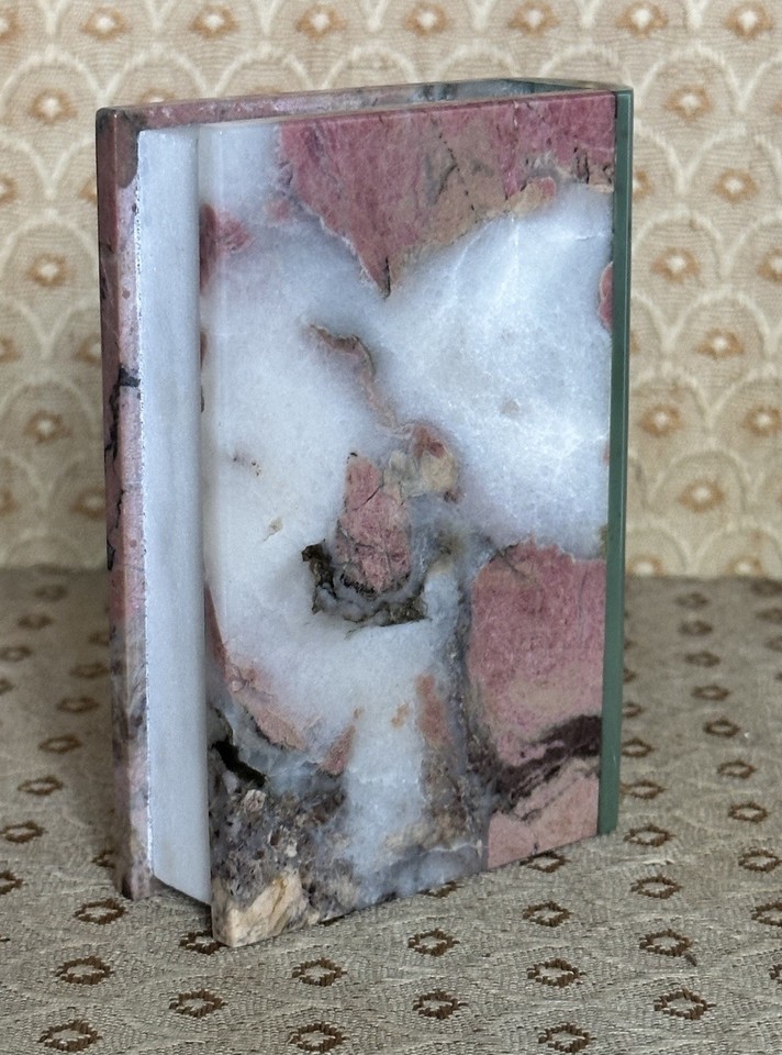 Stone Paperweight Marble Book Jade Quarts Stoneware 10x7cm Unique ...