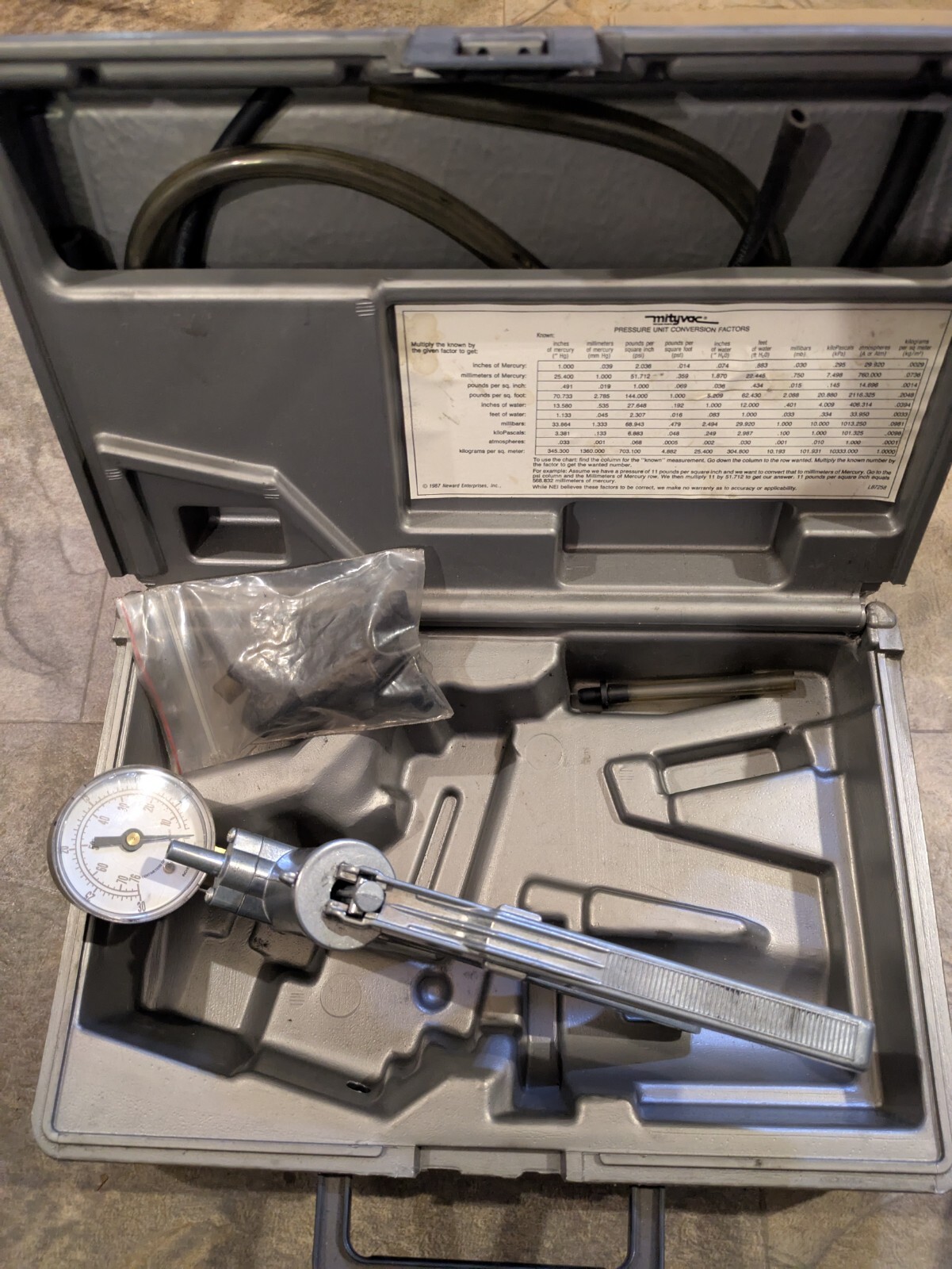 SILVERLINE MITYVAC AUTOMOTIVE HAND VACUUM PUMP | eBay